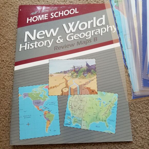 Accents | Laminated Abeka New World History And Geography Charts | Poshmark